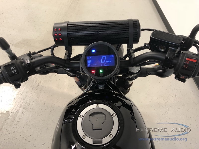 North Chesterfield Motorcycle Owner Adds Honda Rebel Audio System