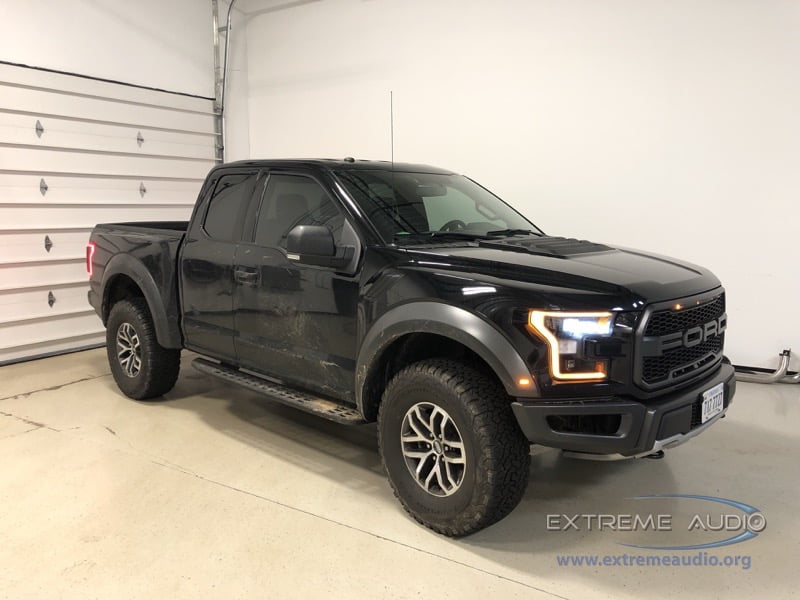 Ford Raptor Radio and Sub Upgrade for North Chesterfield Client