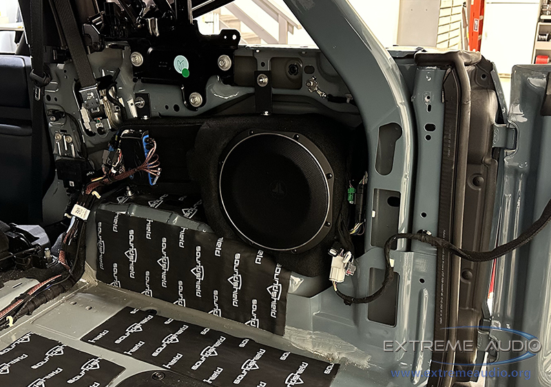 Ford Bronco Sound System Upgrade for Washington Client